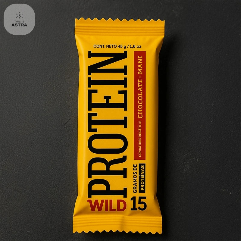 Barras Wild de Proteina Chocolate Mani x 5 und de 45 gr – Eatsy Market